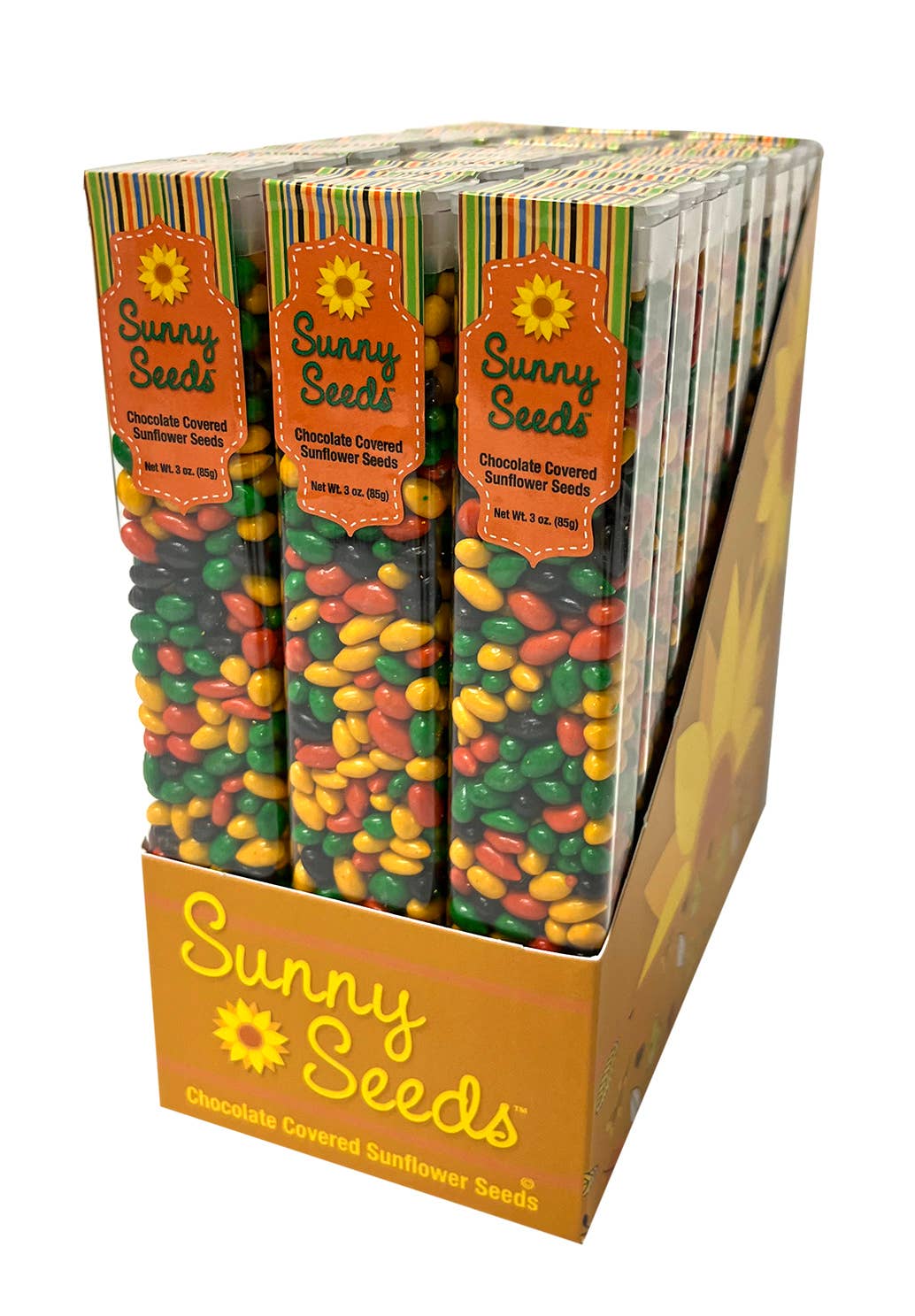 Original, multi colored Sunny Seeds®, in 3 oz tubes.