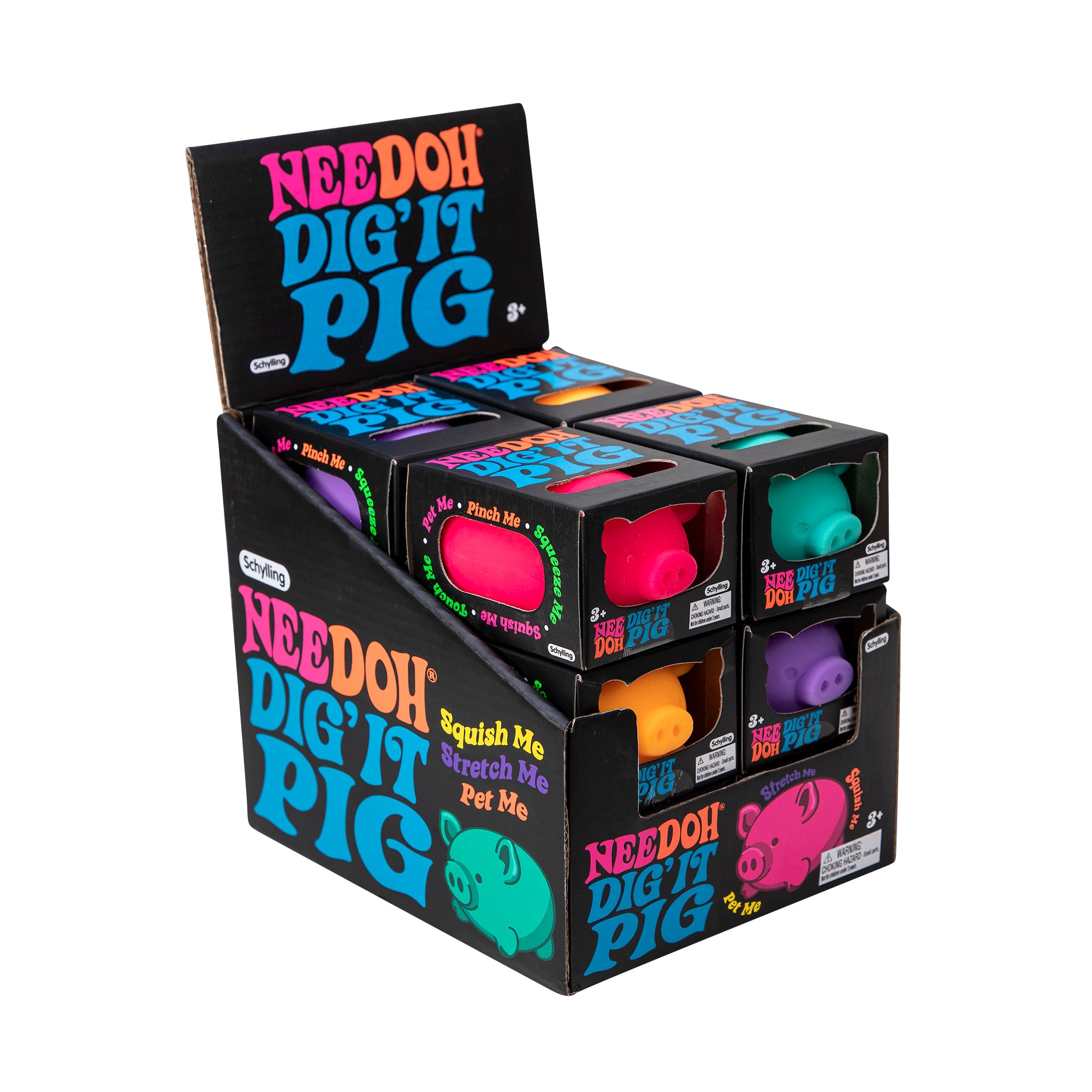 NeeDoh Dig' It Pig Sensory Fidget Toy